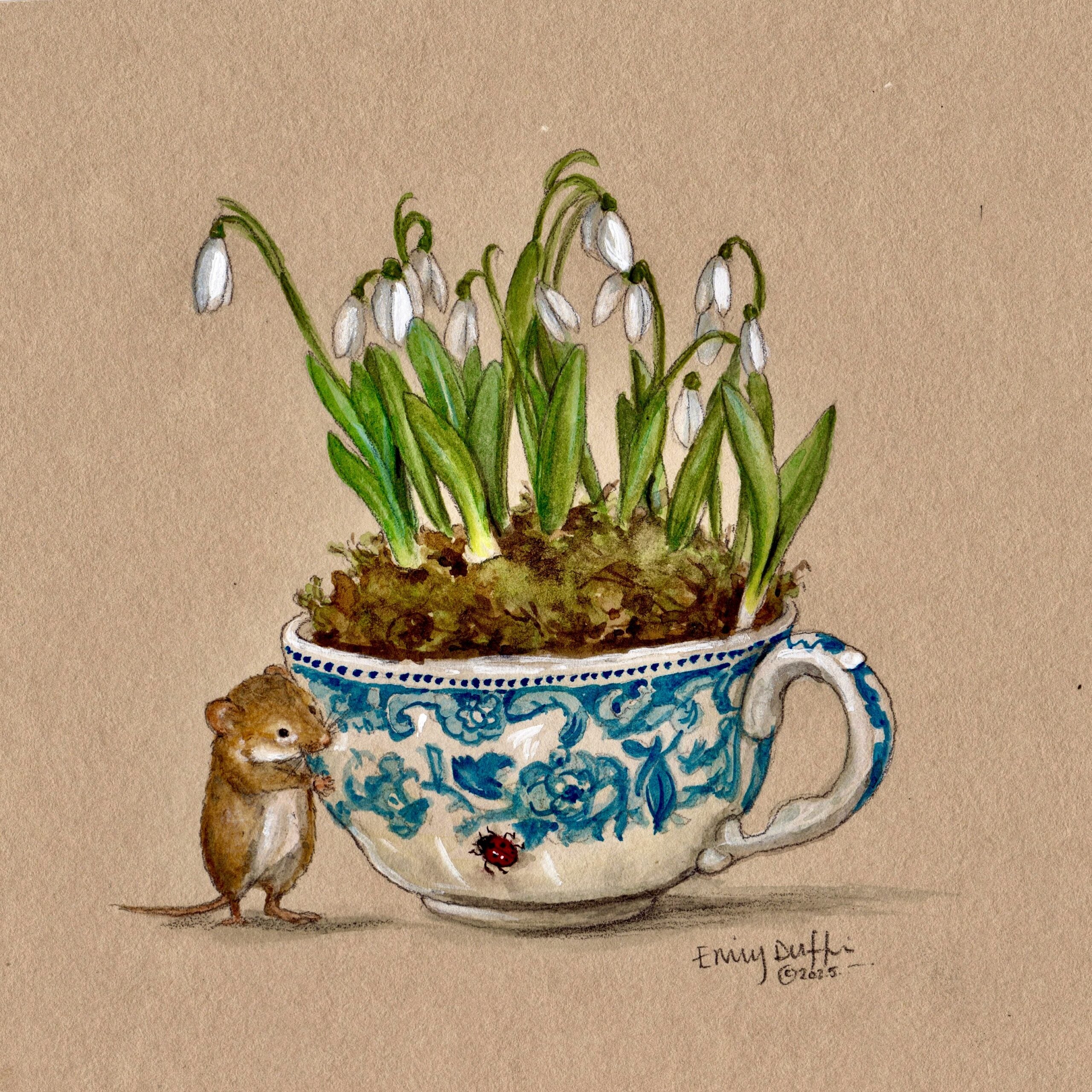 A Friend In February 2 – Emily Duffin Country Illustrations