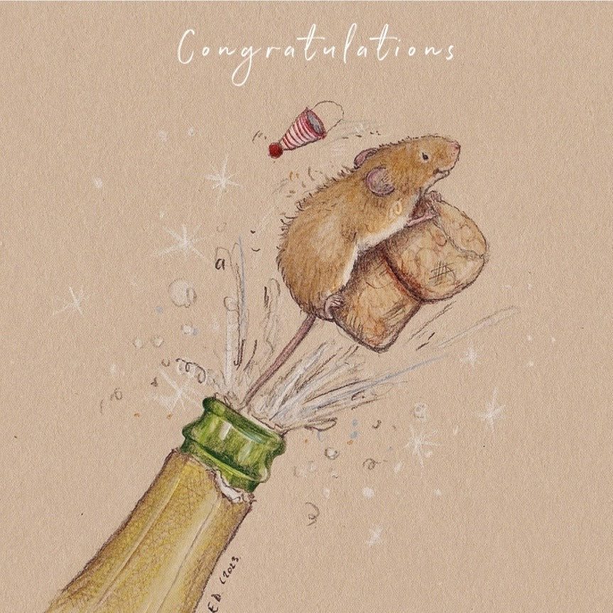 Congratulations Mouse – Emily Duffin Country Illustrations